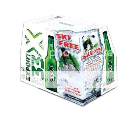 Win beer and ski passes with Export 33